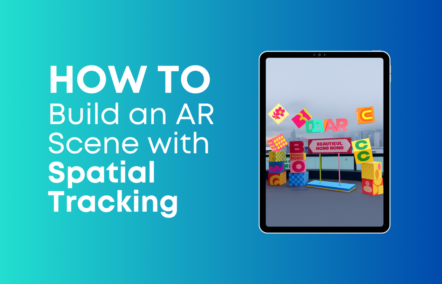 HOW TO Build an AR Scene with Spatial Tracking on MyWebAR